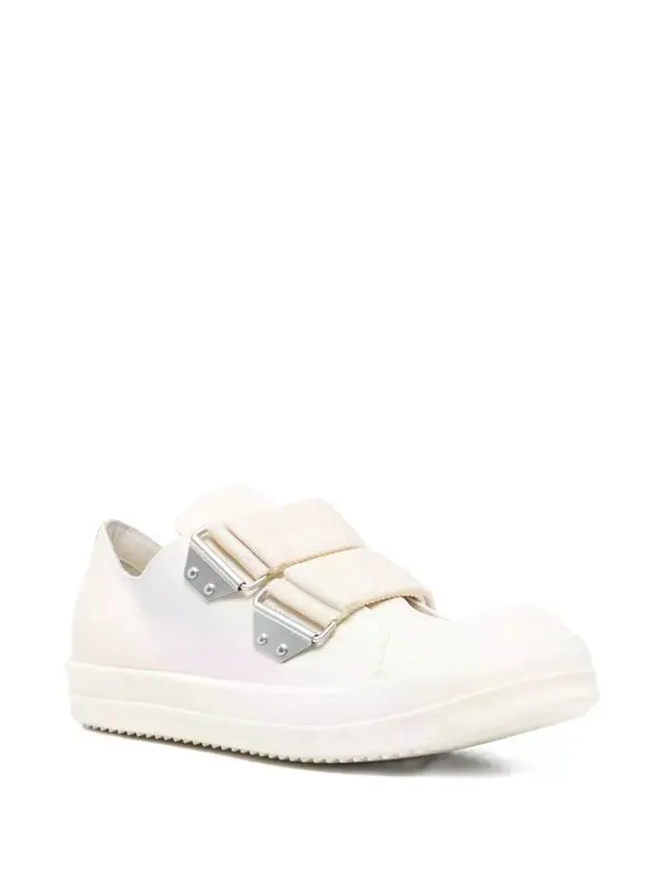 Rick Owens Double Touch-strap Low Top Sneakers