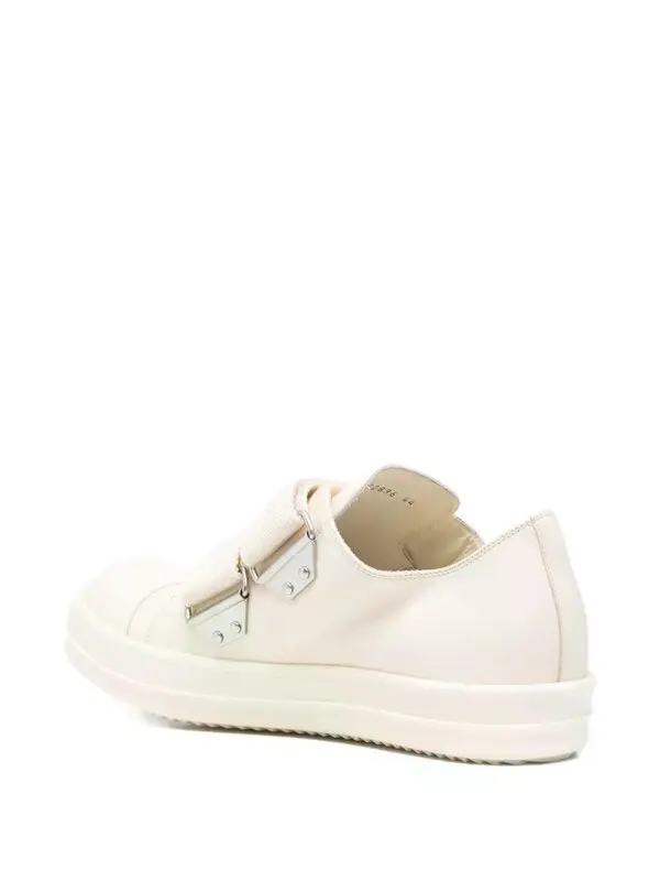 Rick Owens Double Touch-strap Low Top Sneakers