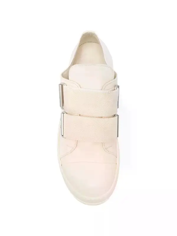 Rick Owens Double Touch-strap Low Top Sneakers