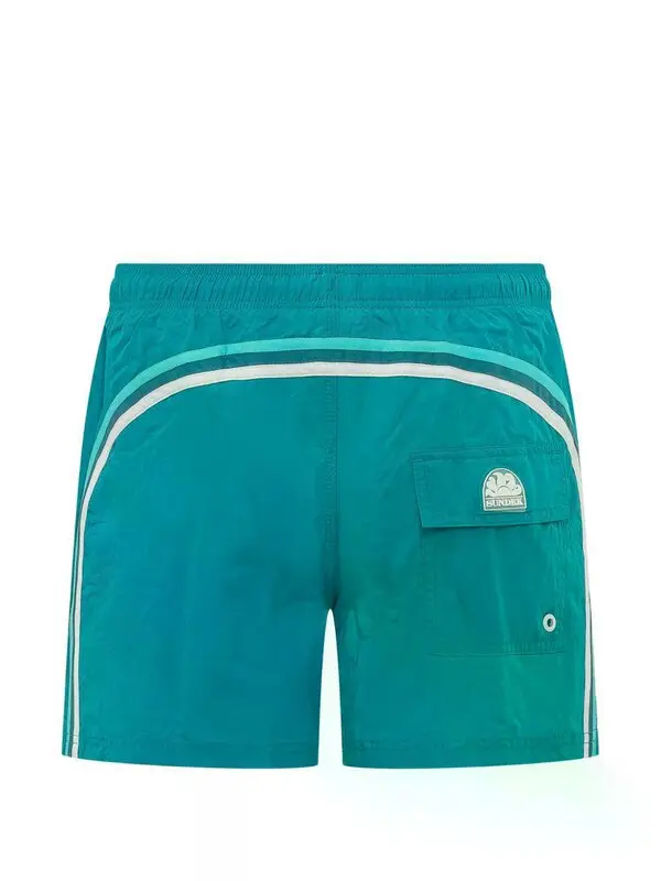 Sundek Triple-stripe Boardshorts - Blue