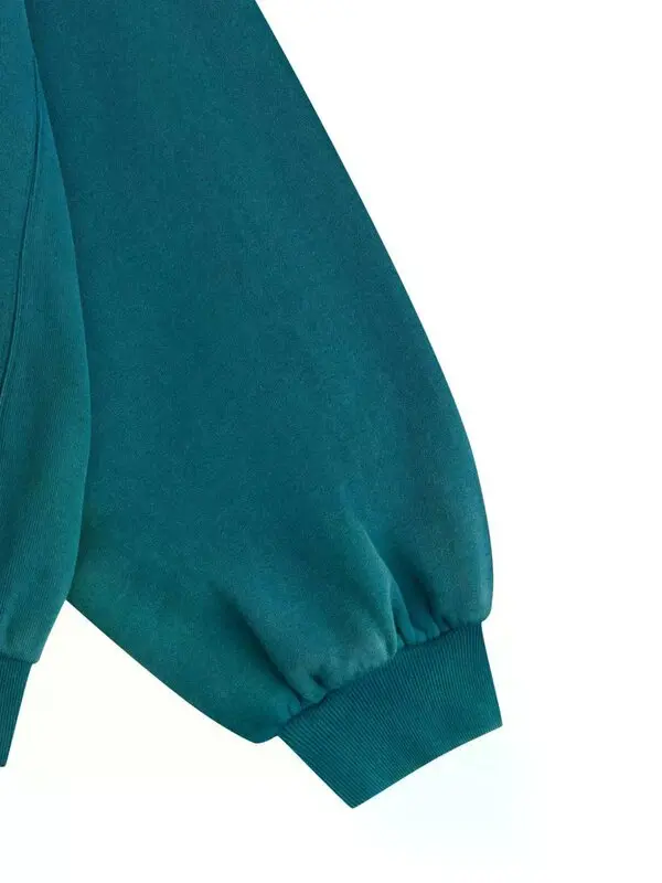 Gosha Rubchinskiy Logo Print Oversized Hoodie - Blue
