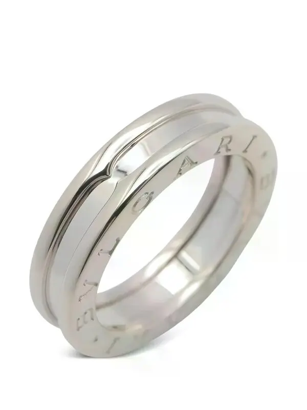 BVLGARI 18k White Gold B.zero1 Band Ring