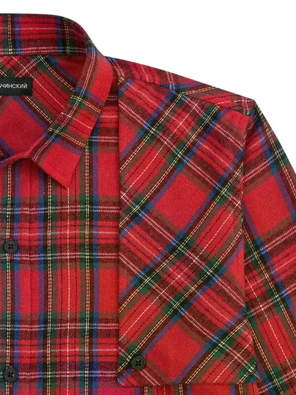 Gosha Rubchinskiy Checked Flannel Shirt