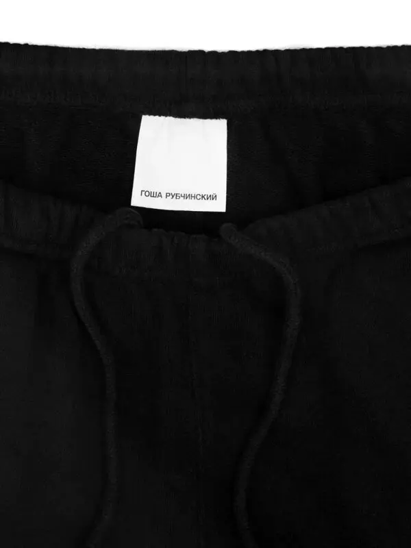 Gosha Rubchinskiy Logo Print Cotton Track Pants