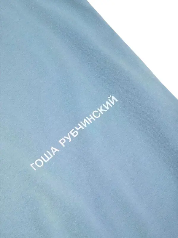 Gosha Rubchinskiy Logo Print T-shirt - Blue