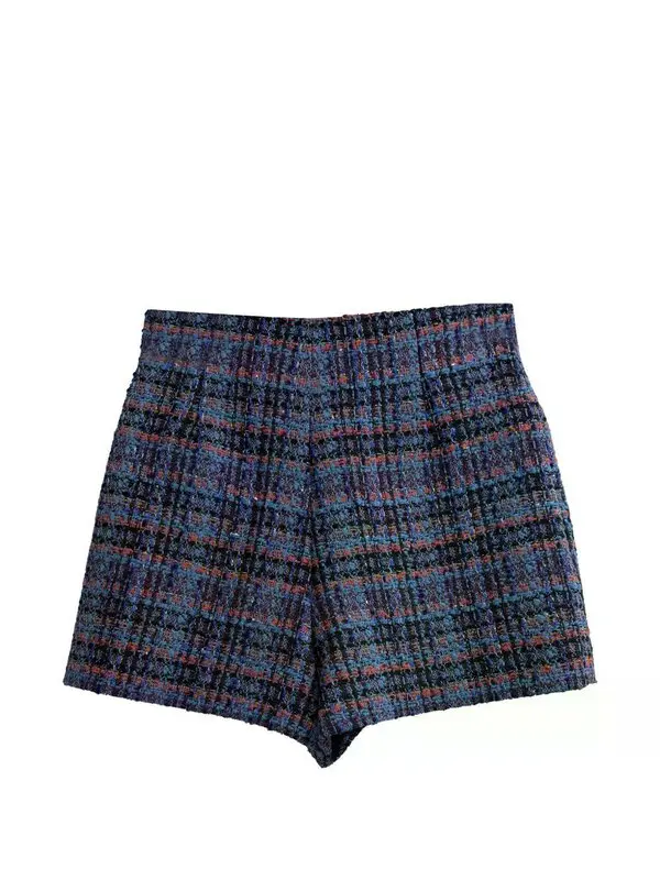 Sandro Tweed High-waisted Shorts