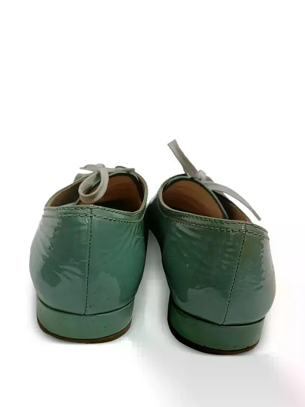 Prada Lace-up Patent Leather Oxfords
