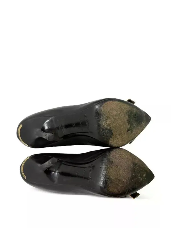 Burberry Bow-accent Pointed-toe Stiletto Pumps