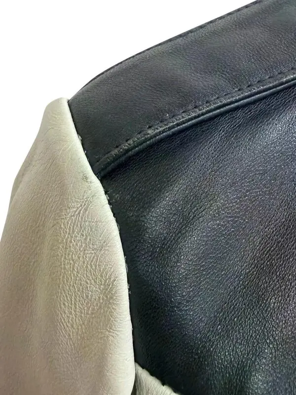 Maje Two-tone Leather Jacket