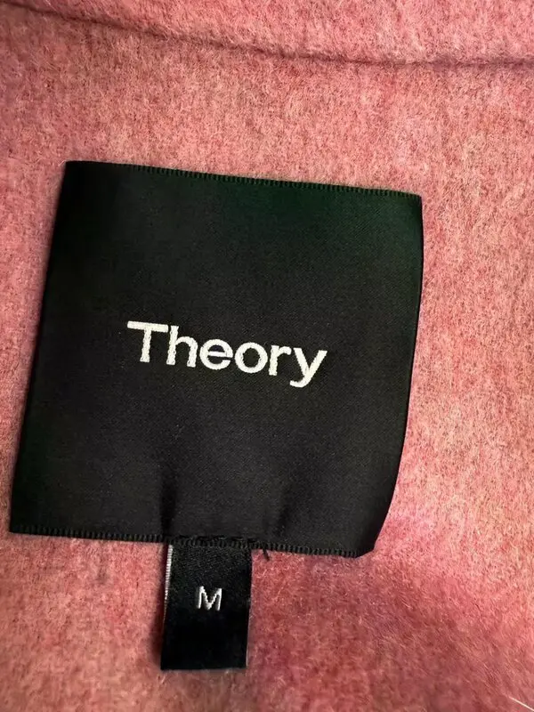 Theory Brushed-felt Open-front Coat