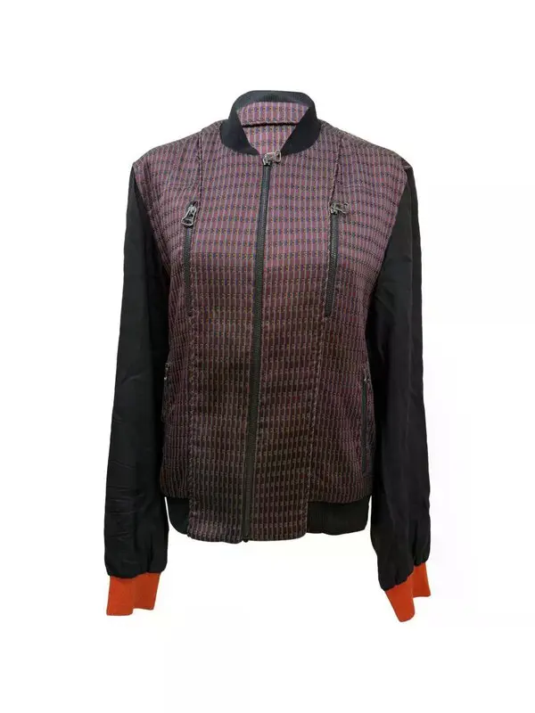 LANVIN Printed Bomber Jacket - Red
