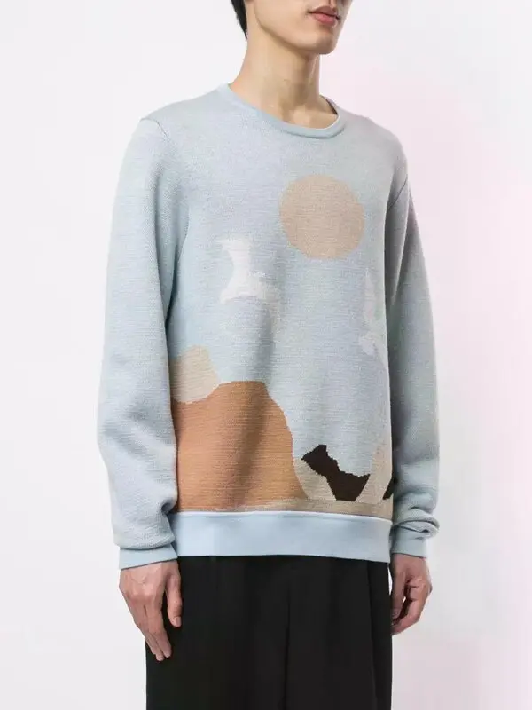 PORTS V Landscape Knitted Jumper