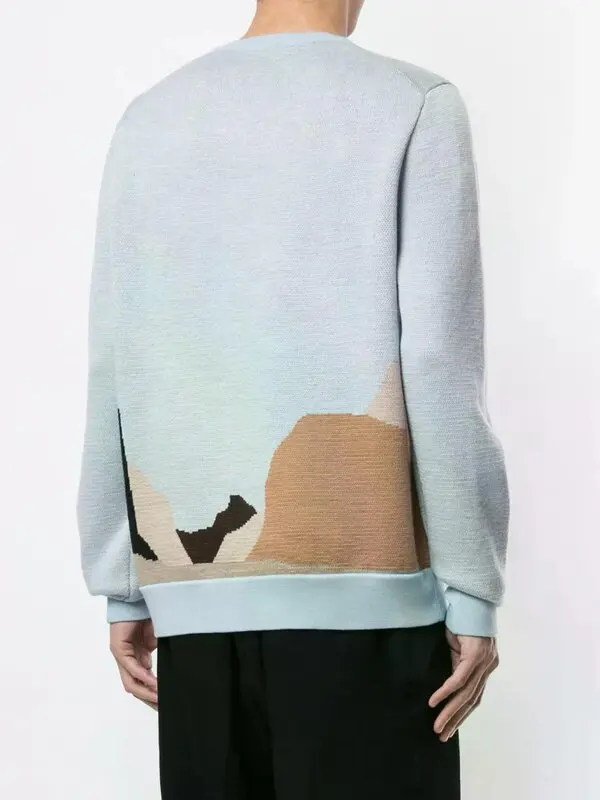 PORTS V Landscape Knitted Jumper