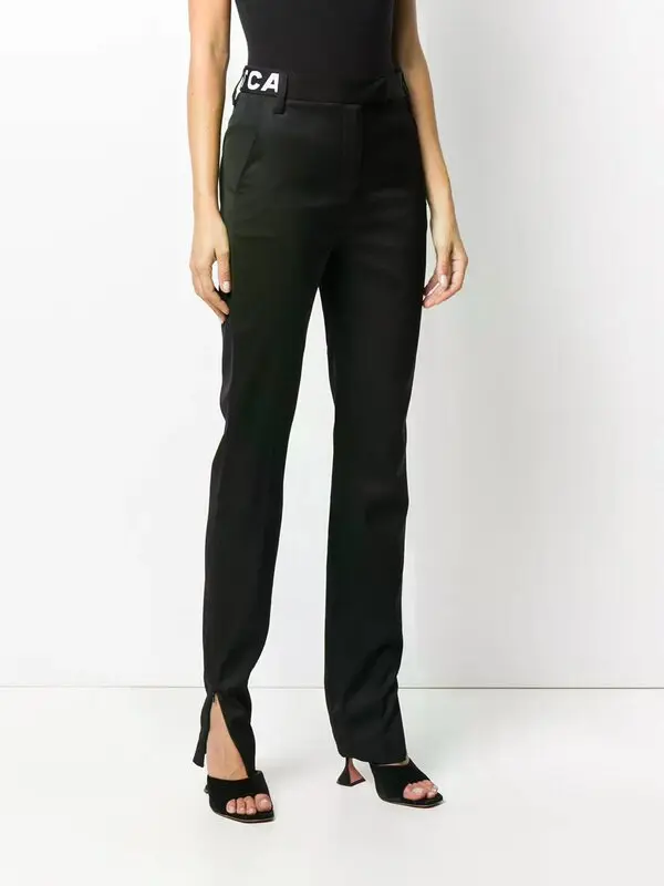 Just Cavalli Straight Leg Logo Trousers