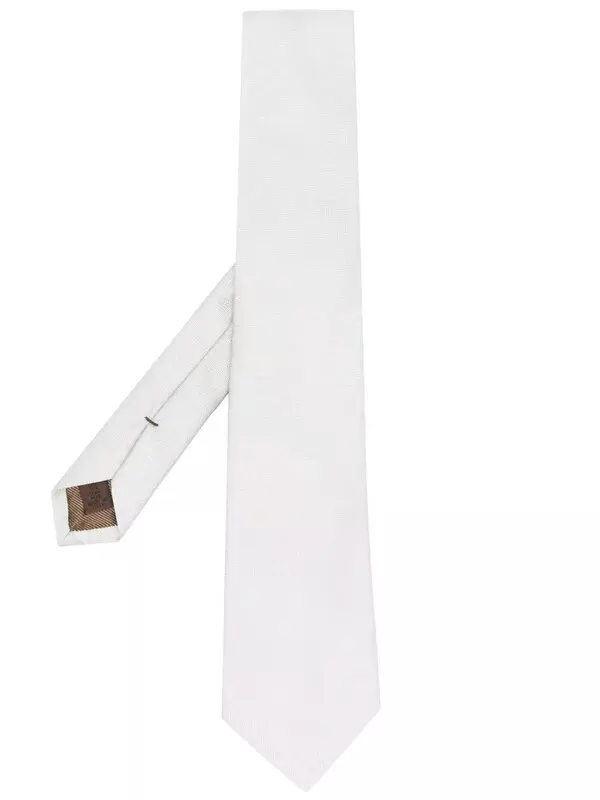 Church's Textured Silk Neck Tie - Grey