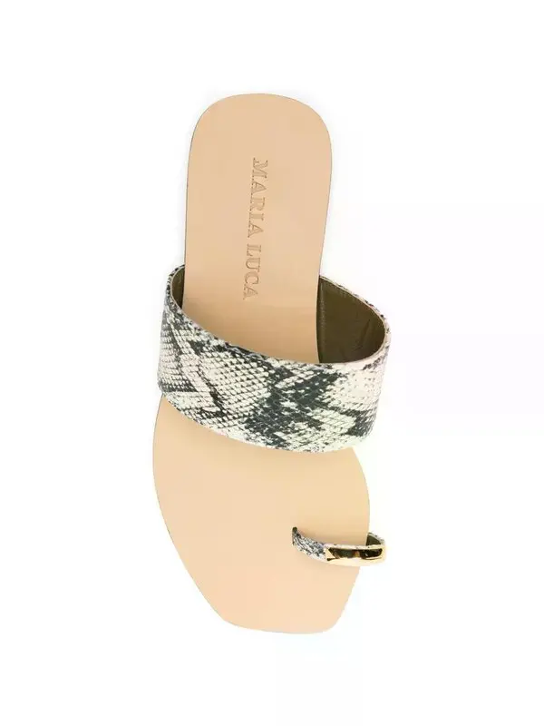 MARIA LUCA Toe-ring Sandals