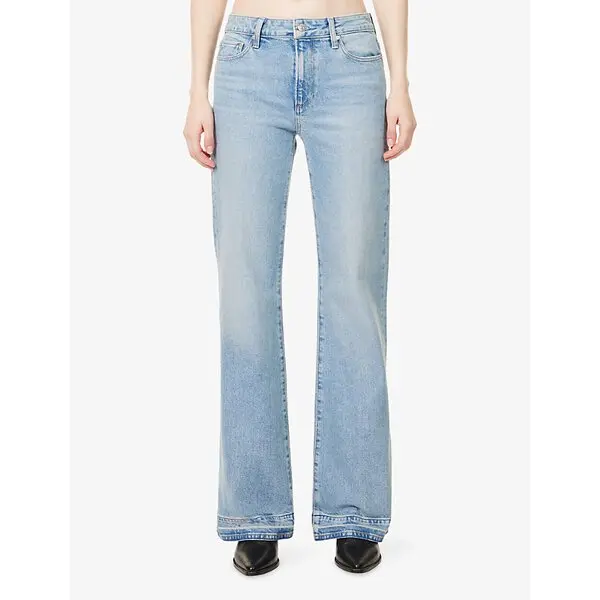 Paige Sofia Flared-leg Denim Jeans