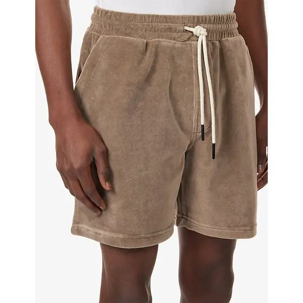 Oas Cotton-blend Velour Shorts