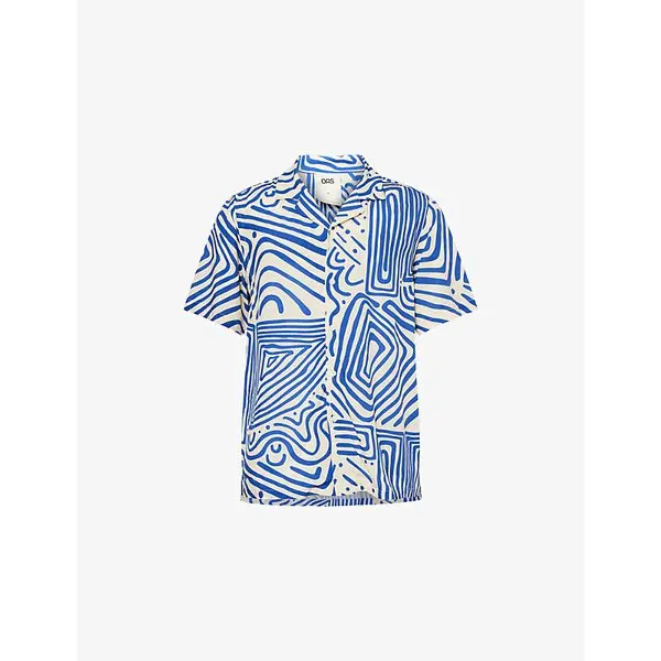 Oas Eldovado Graphic-pattern Woven Shirt