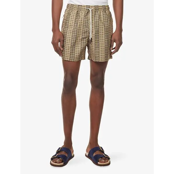 Oas Regalia Logo-tab Swim Shorts