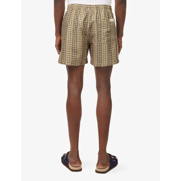 Oas Regalia Logo-tab Swim Shorts