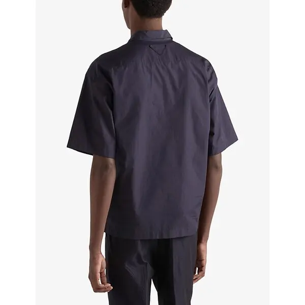 Prada Short-sleeve Cotton Shirt