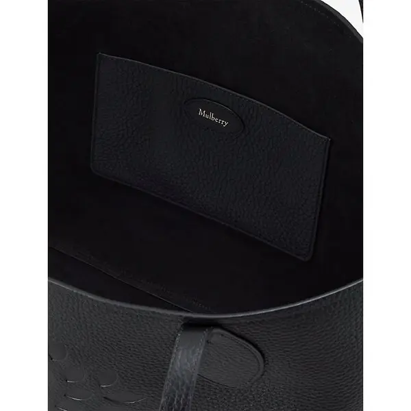 Mulberry Small Tree Leather Tote Bag - Black