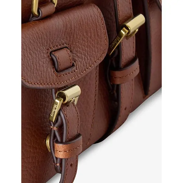 Mulberry Small Roxanne Leather Top-handle Bag - Oak