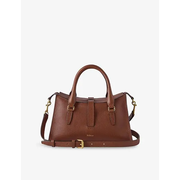 Mulberry Small Roxanne Leather Top-handle Bag - Oak