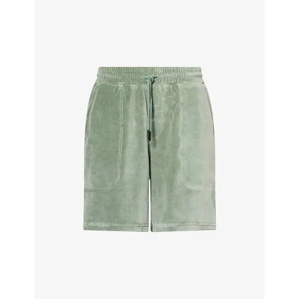 Oas Nicola Slip-pocket Cotton-blend Shorts - Green
