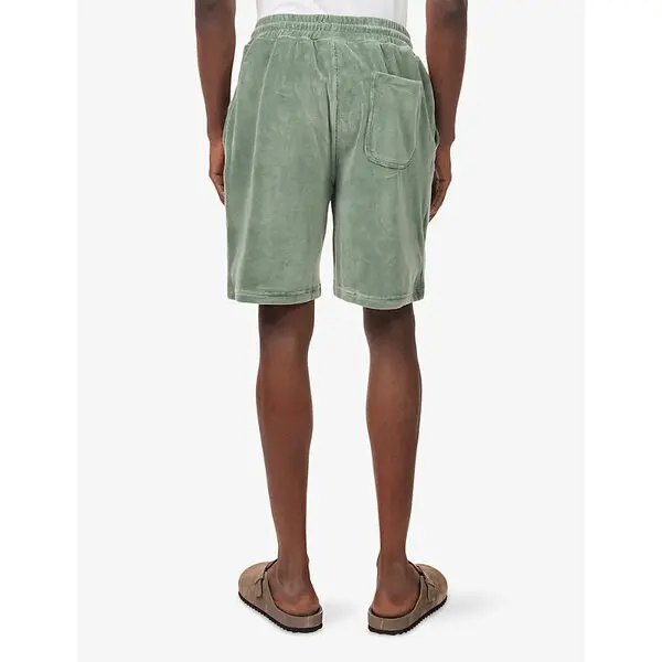 Oas Nicola Slip-pocket Cotton-blend Shorts - Green