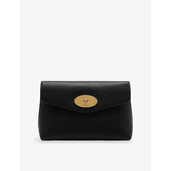 Mulberry Darley Leather Cosmetic Pouch - Black