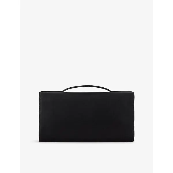 Mulberry Lily Leather Clutch Bag With Postman's Lock - Black