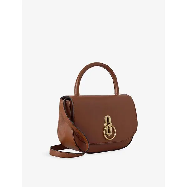 Mulberry Amberley Small Leather Top-handle Bag - Oak