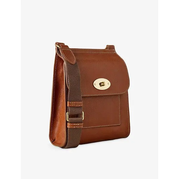 Mulberry Antony Small Leather Cross-body Bag - Oak