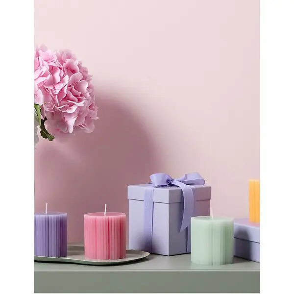 VILLEROY & BOCH Fleur Cassis Pillar Candle 260g