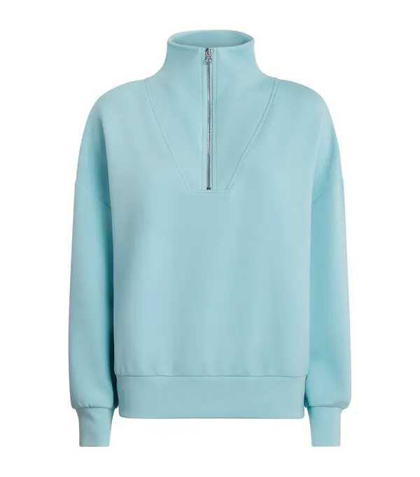 Varley Doublesoft Hawley Half-zip Sweatshirt - Blue