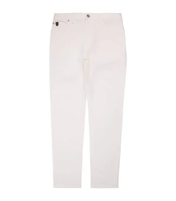 Brioni Stretch-denim Straight Jeans