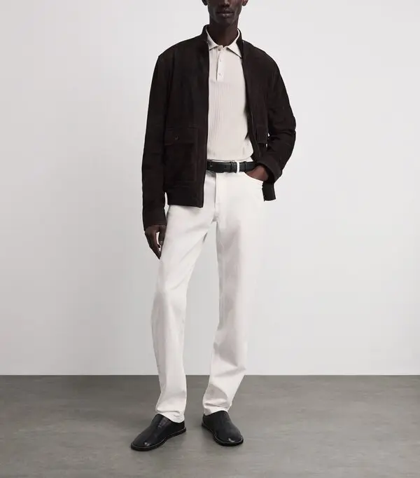 Brioni Stretch-denim Straight Jeans