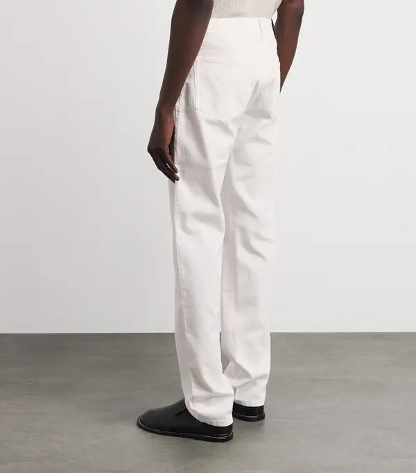 Brioni Stretch-denim Straight Jeans