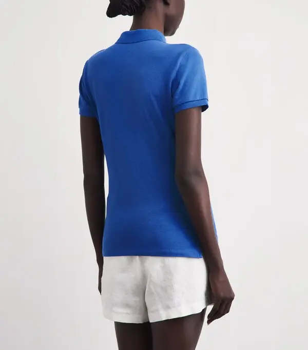 Polo Ralph Lauren Cotton Slim Fit Polo Shirt - Blue