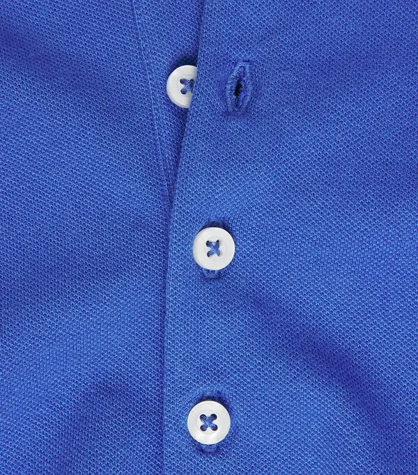Polo Ralph Lauren Cotton Slim Fit Polo Shirt - Blue