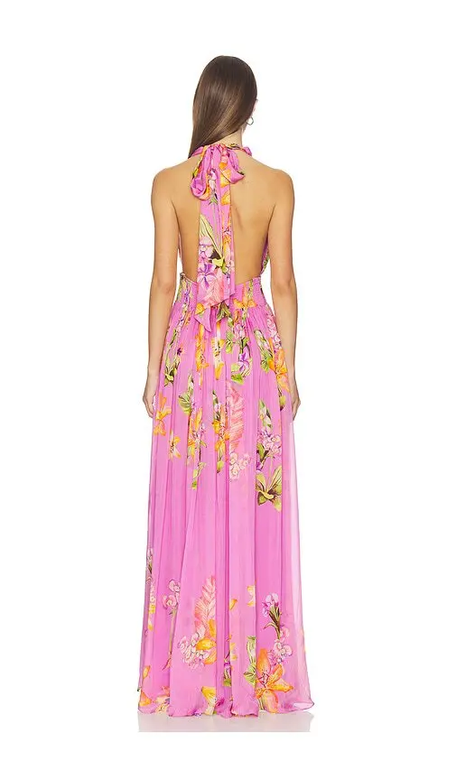 Rococo Sand Halterneck Maxi Dress