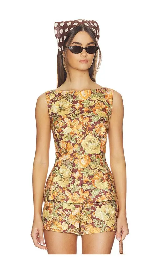 Faithfull The Brand Ana Top - Orange