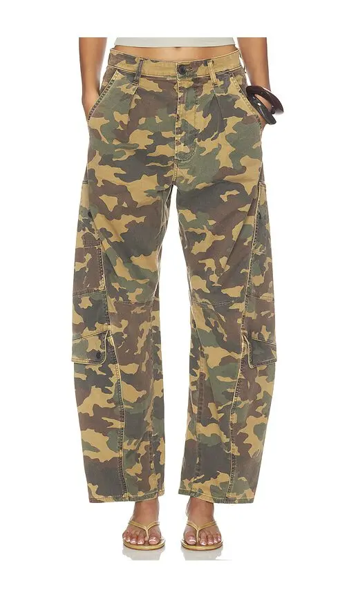 Citizens Of Humanity Flight Pants Camouflage Cargo - Army