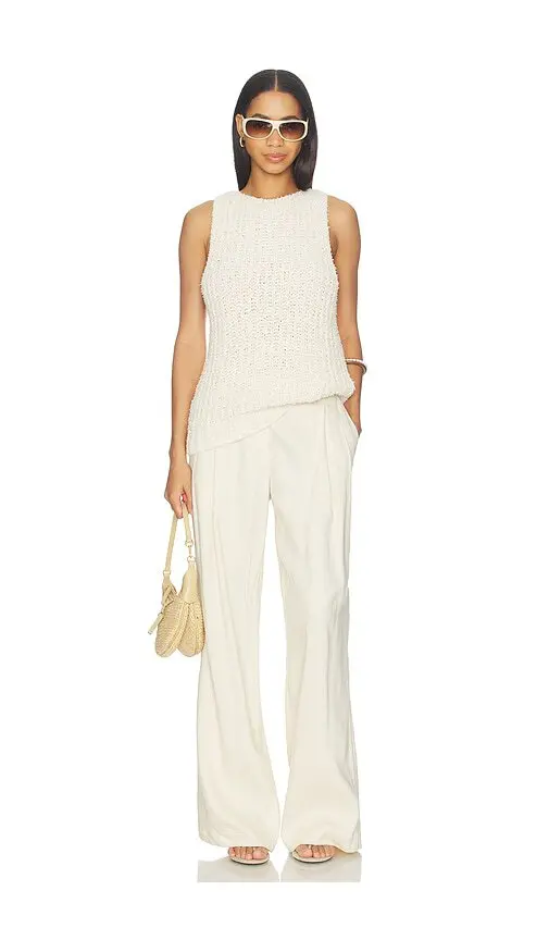 Balmain Cotton Blend Knit Top