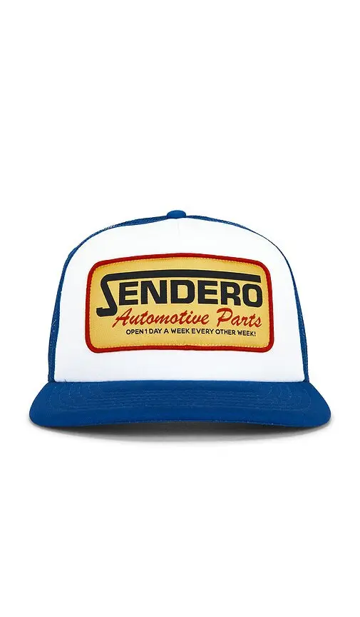 SENDERO PROVISIONS CO. Sendero Automotive Trucker Hat - Blue