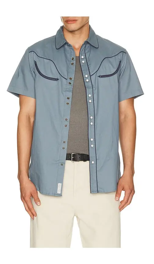 SENDERO PROVISIONS CO. The Prescott Western Shirt In . Also - Navy
