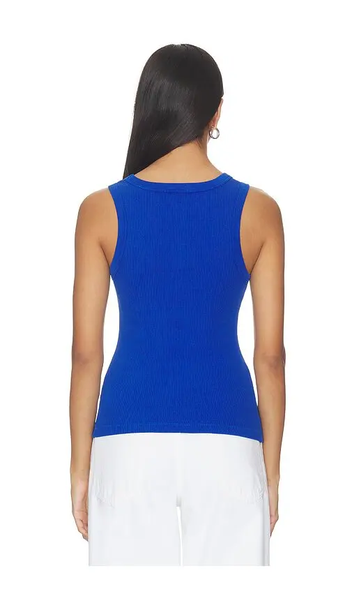 AGOLDE Poppy Ribbed Cotton Tank Top