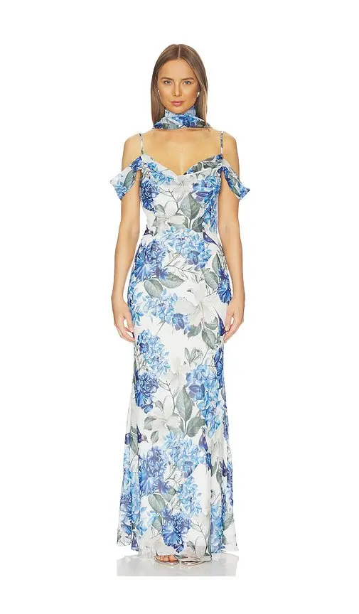 SONYA MODA Rosalie Dress - Blue